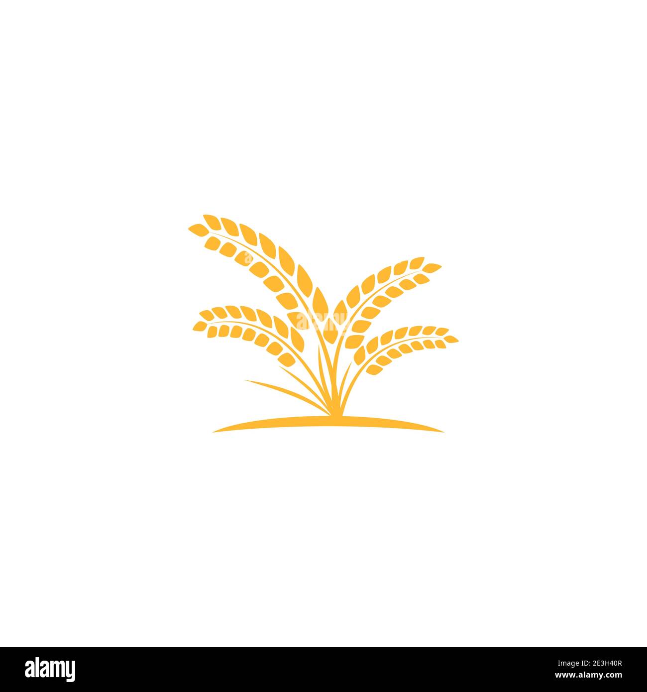 Wheat Logo Template vector symbol nature Stock Vector Image & Art - Alamy