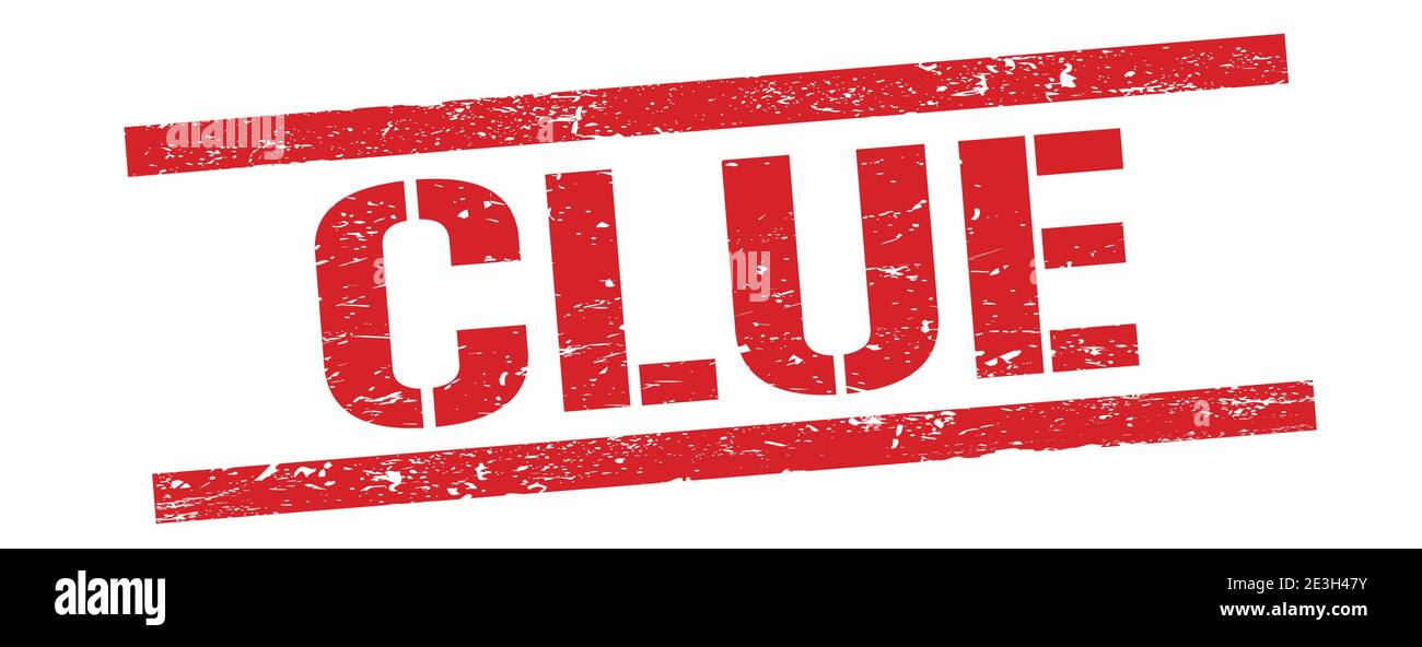 Clue and red hi-res stock photography and images - Alamy