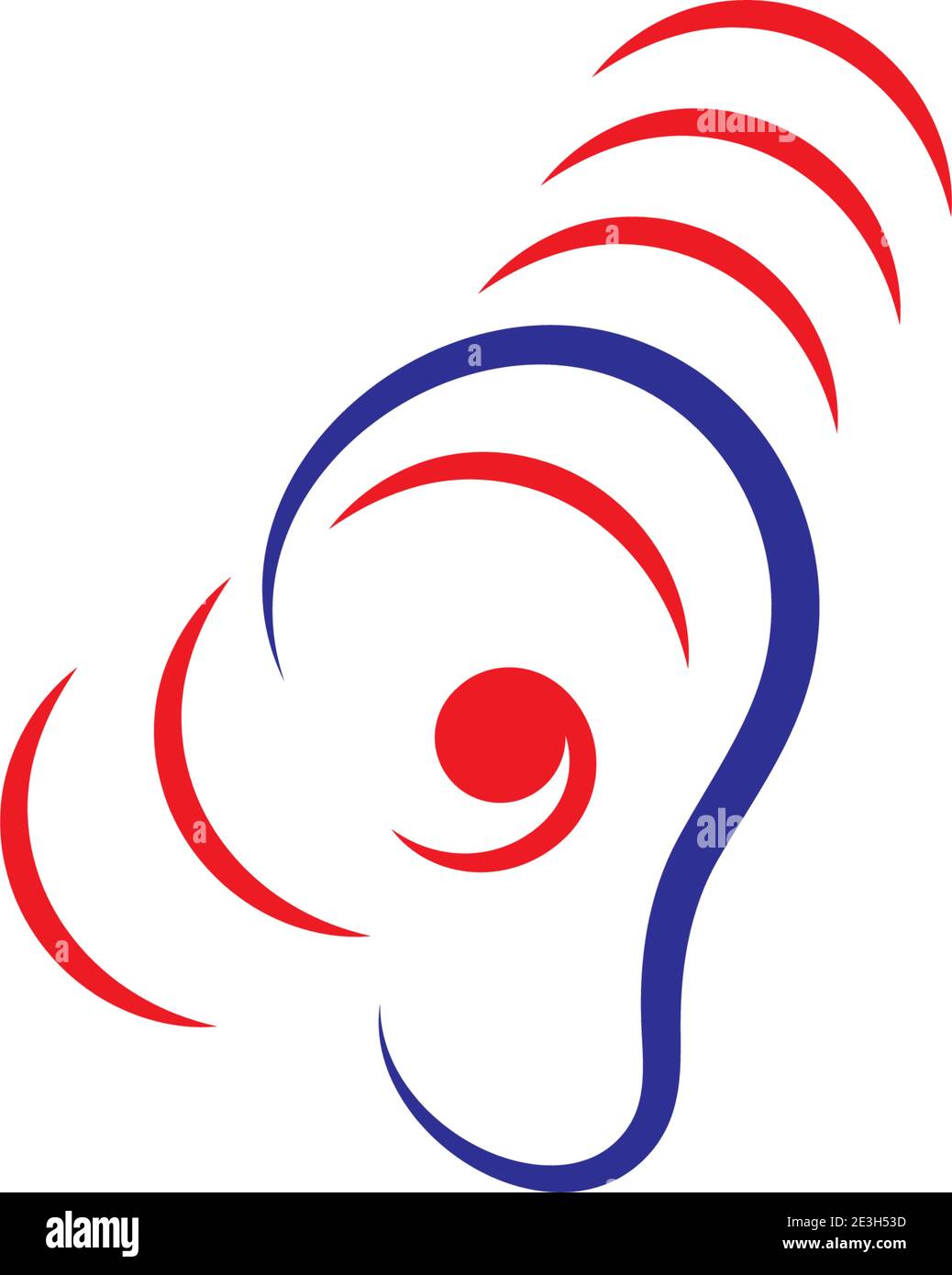 Hearing Logo Template vector icon design Stock Vector Image & Art - Alamy