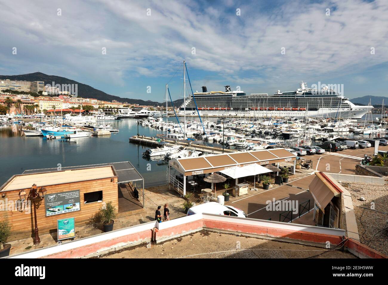 Ajaccio (central-western Corsica). 2019/09/16. Celebrity Silhouette ...