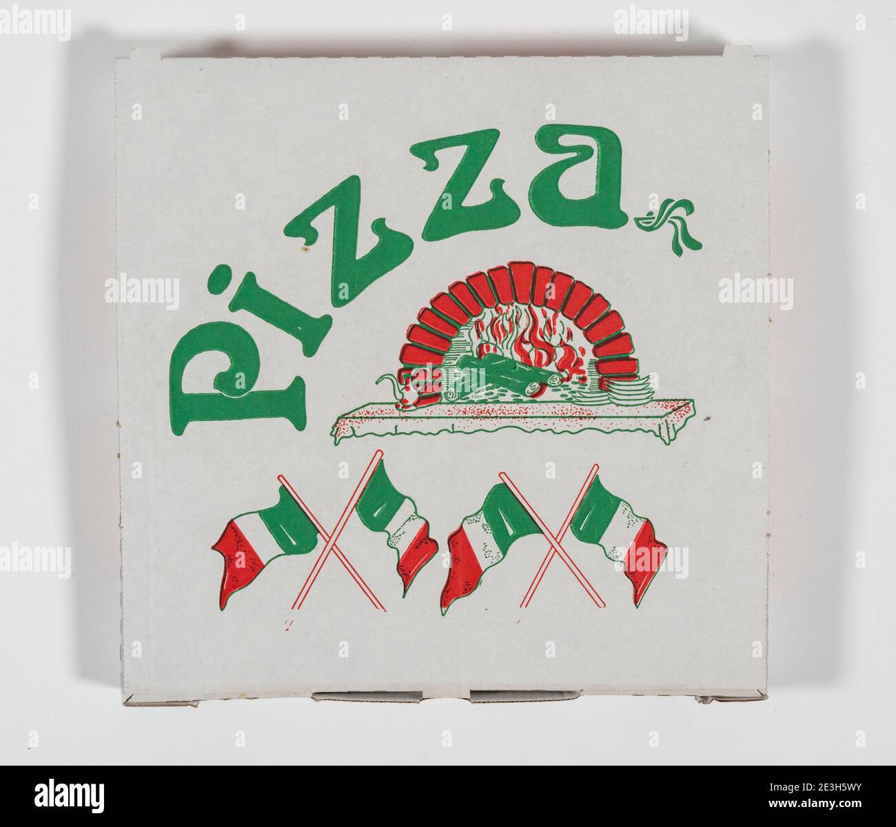 Empty, used pizza boxes, takeaways Stock Photo - Alamy