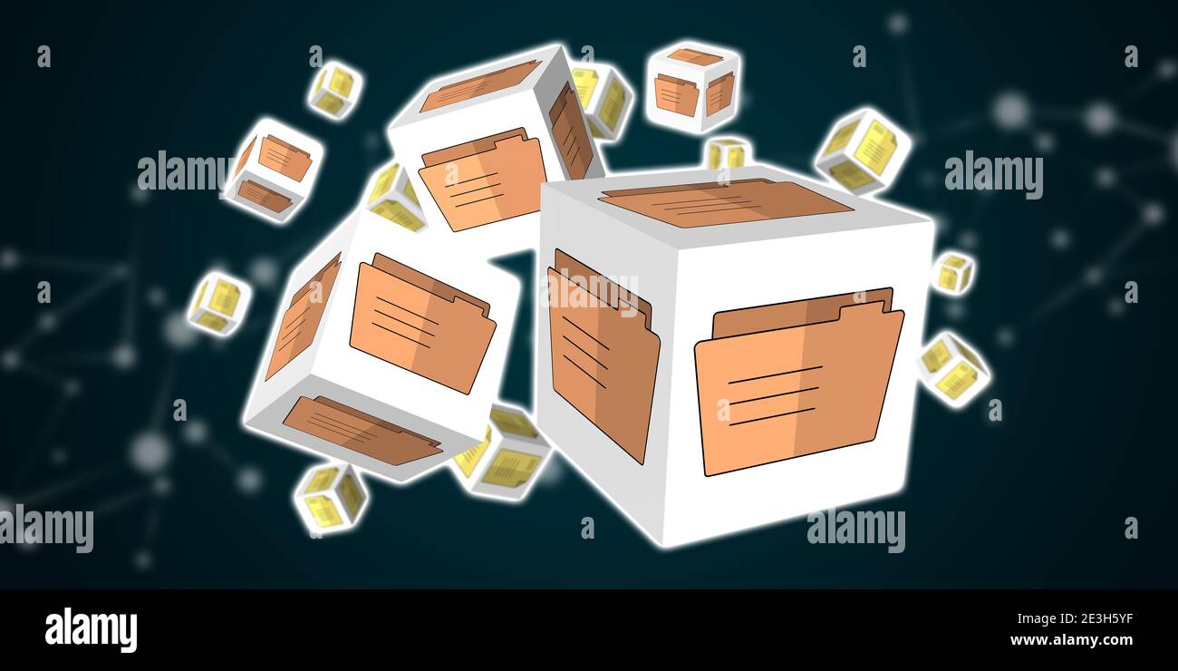 Illustration of a data concept Stock Photo - Alamy