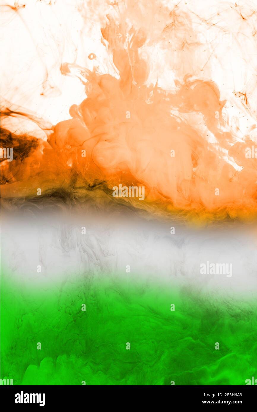 colors of Indian flag Stock Photo - Alamy
