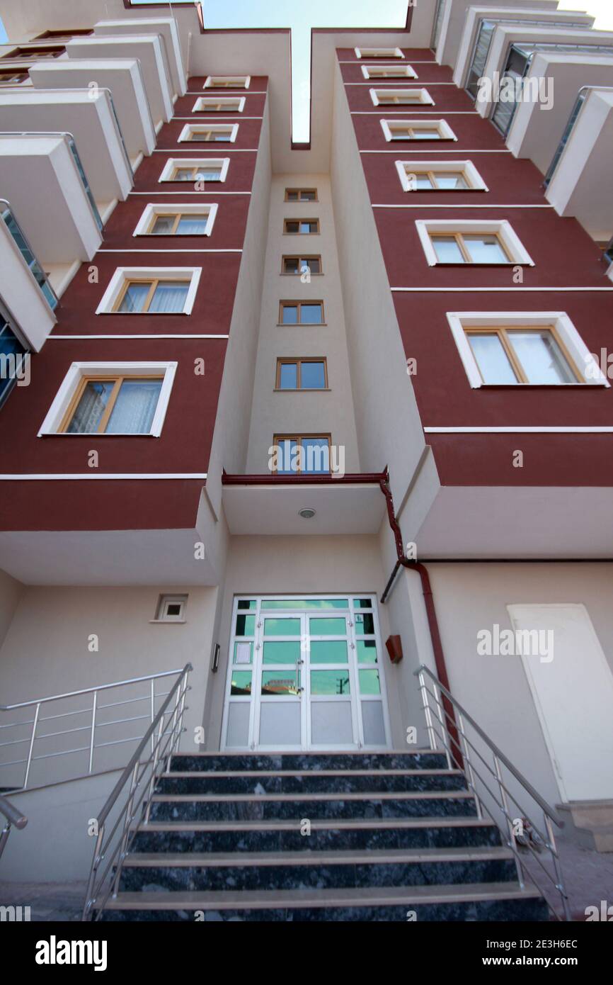 New and modern apartment blocks Stock Photo - Alamy
