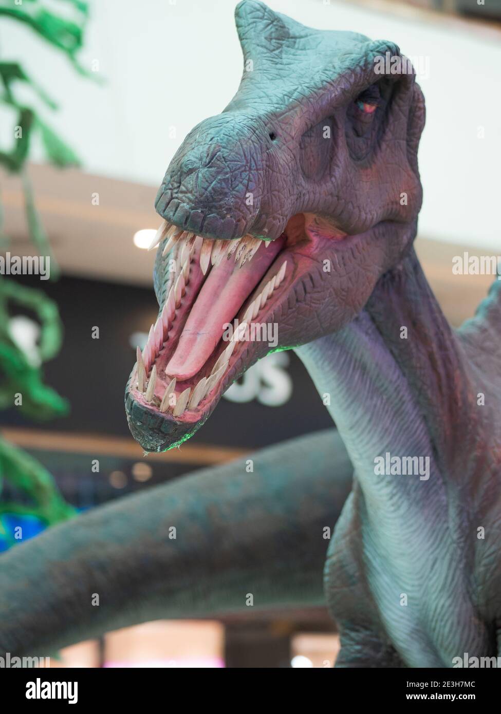 SAINT PETERSBURG, RUSSIA - OCTOBER 8, 2019: raptor sculpture at the ...