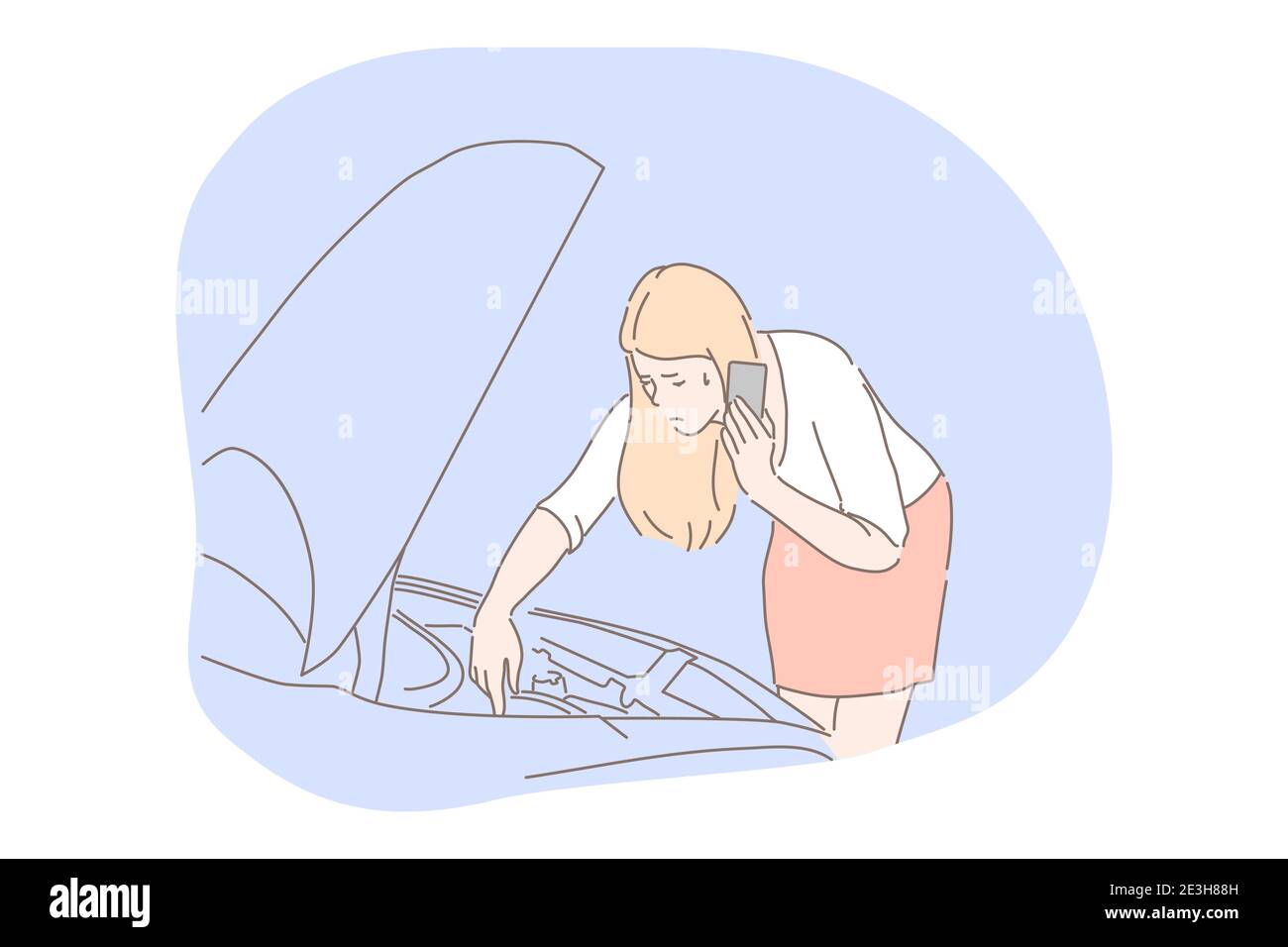 Driver failure Stock Vector Images - Alamy