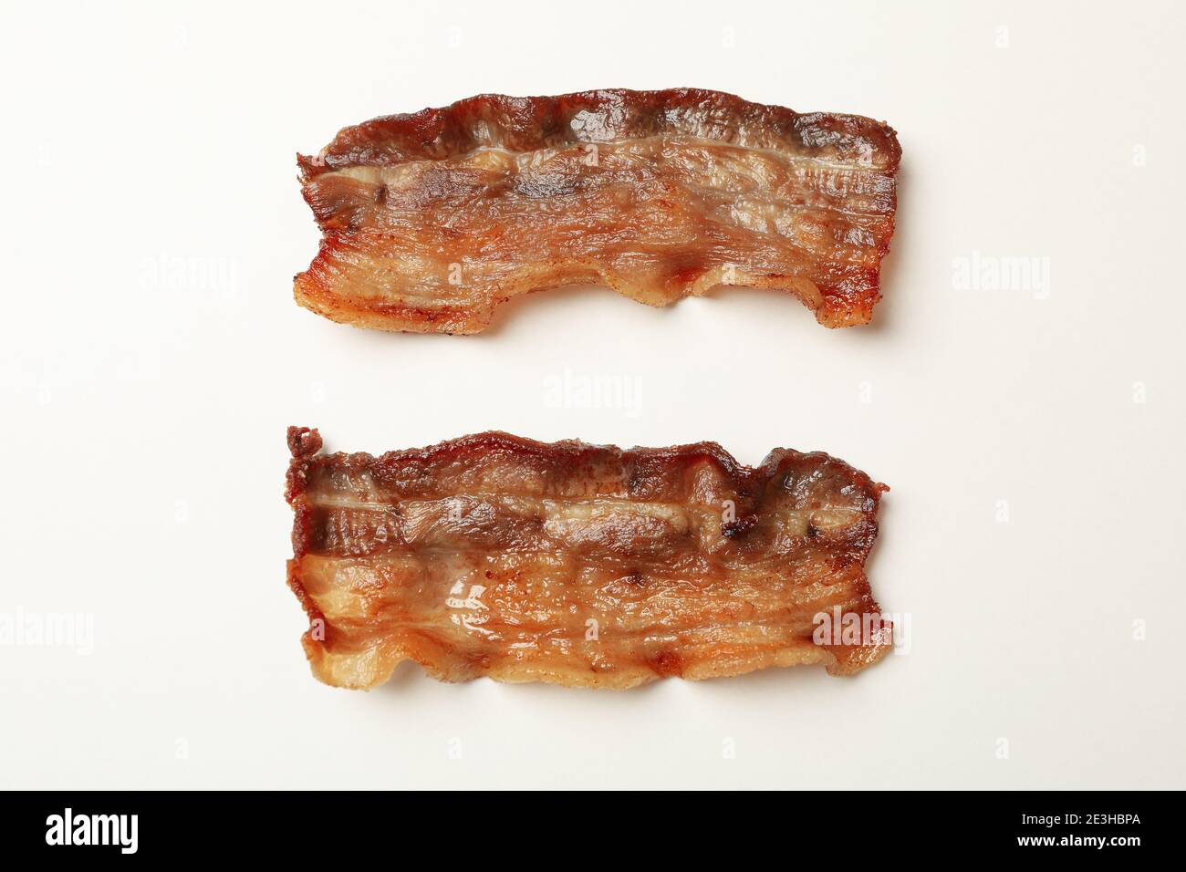 Smoked fried bacon slices hi-res stock photography and images - Alamy