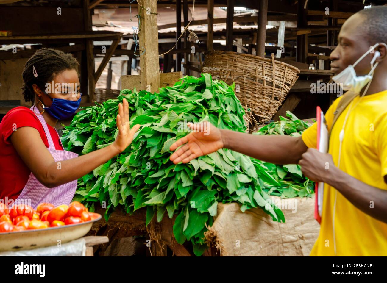 Avoiding handshake hi-res stock photography and images - Alamy