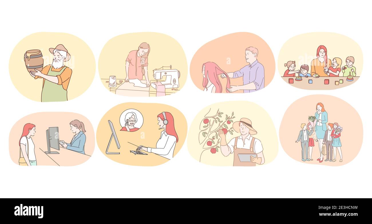 Professional beekeeper Stock Vector Images - Alamy