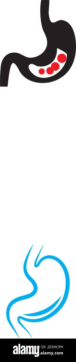 stomach care icon designs concept vector illustration Stock Vector ...