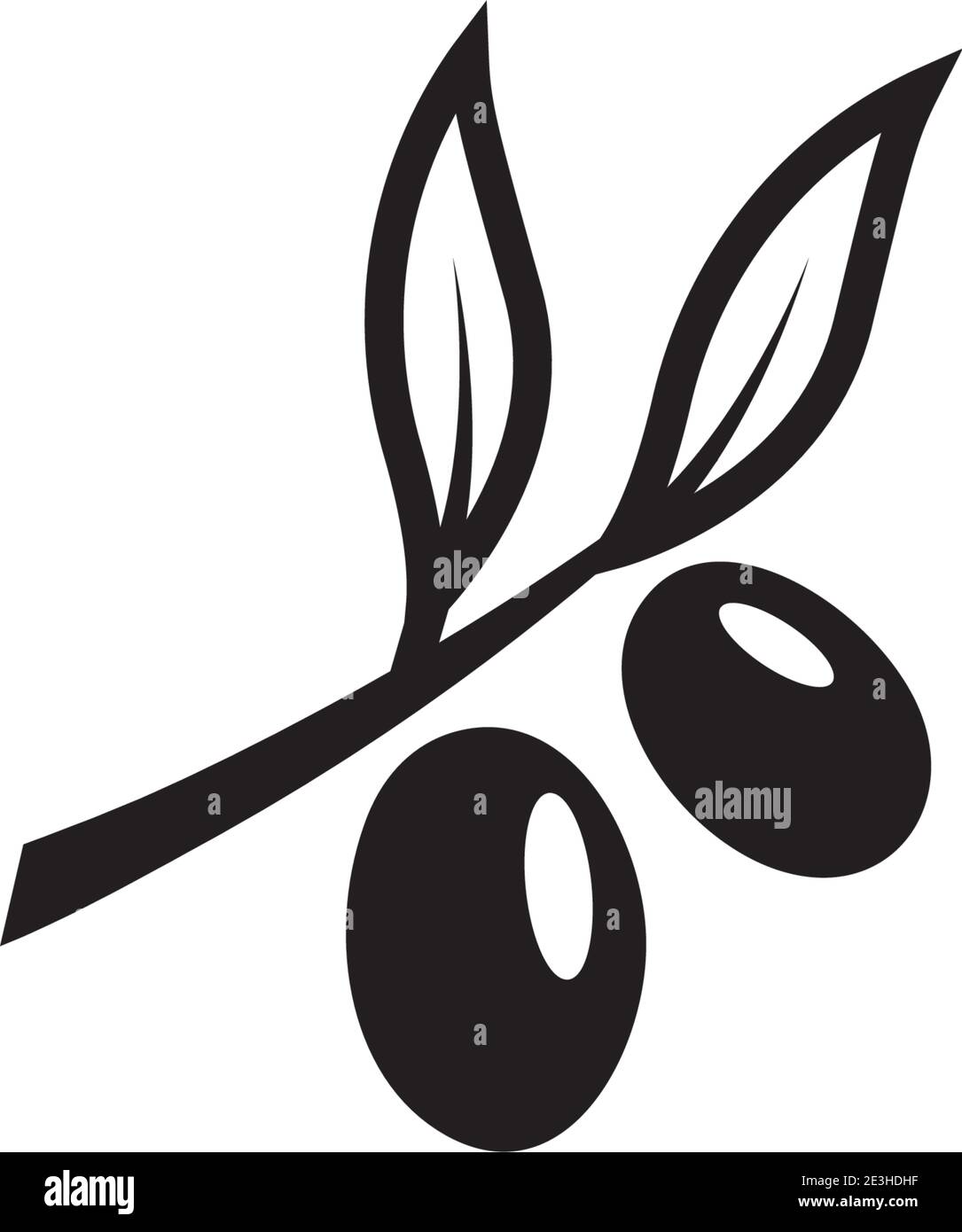 Olive tree vector illustration design template Stock Vector Image & Art ...