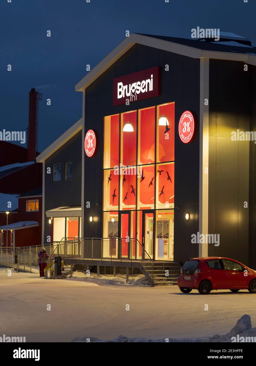 Brugseni supermarket greenland hi-res stock photography and images - Alamy