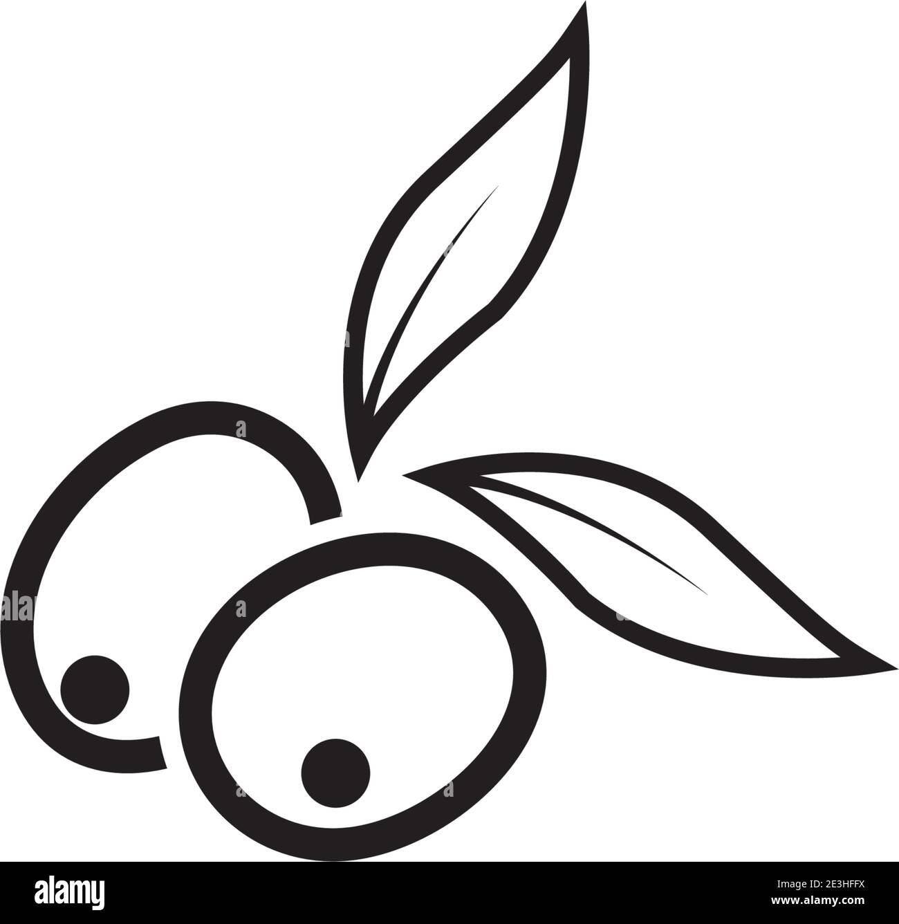 Olive tree vector illustration design template Stock Vector Image & Art ...