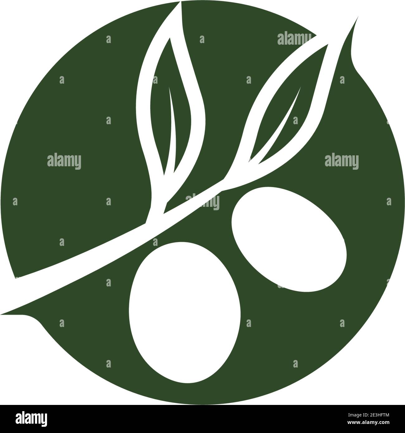 Olive tree vector illustration design template Stock Vector Image & Art ...