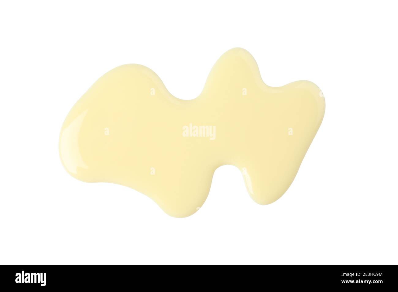 Sweet condensed milk isolated on white background Stock Photo - Alamy