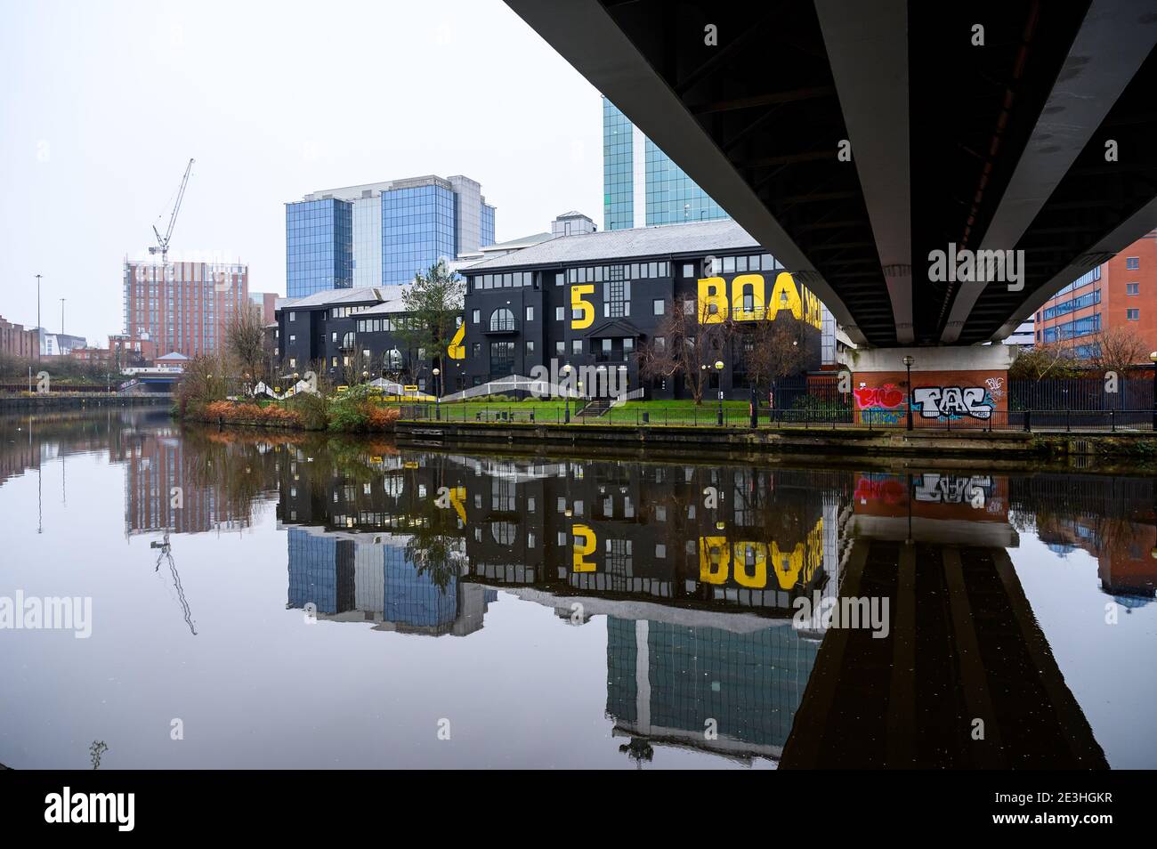 Exchange Quays, Salford Quays, Manchester Stock Photo - Alamy