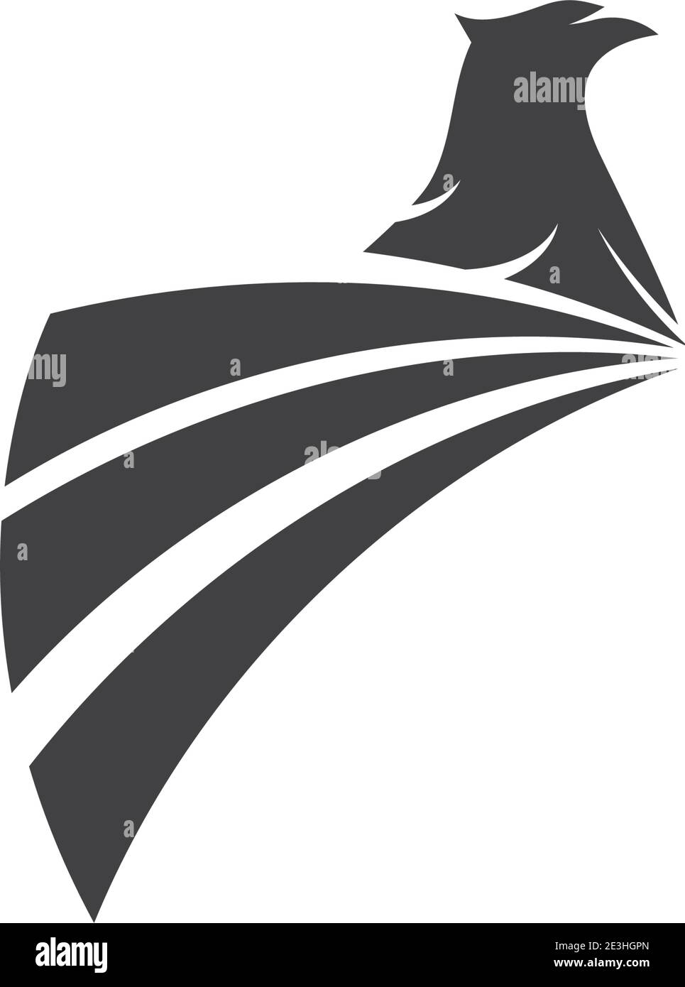 Falcon eagle birdWave Logo Template vector symbol nature Stock Vector ...