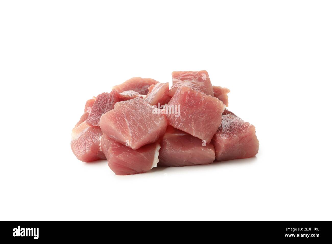 Fresh raw meat isolated on white background Stock Photo - Alamy