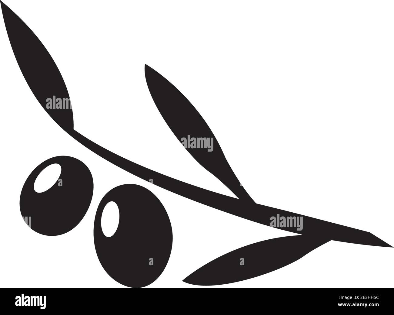 Olive tree vector illustration design template Stock Vector Image & Art ...
