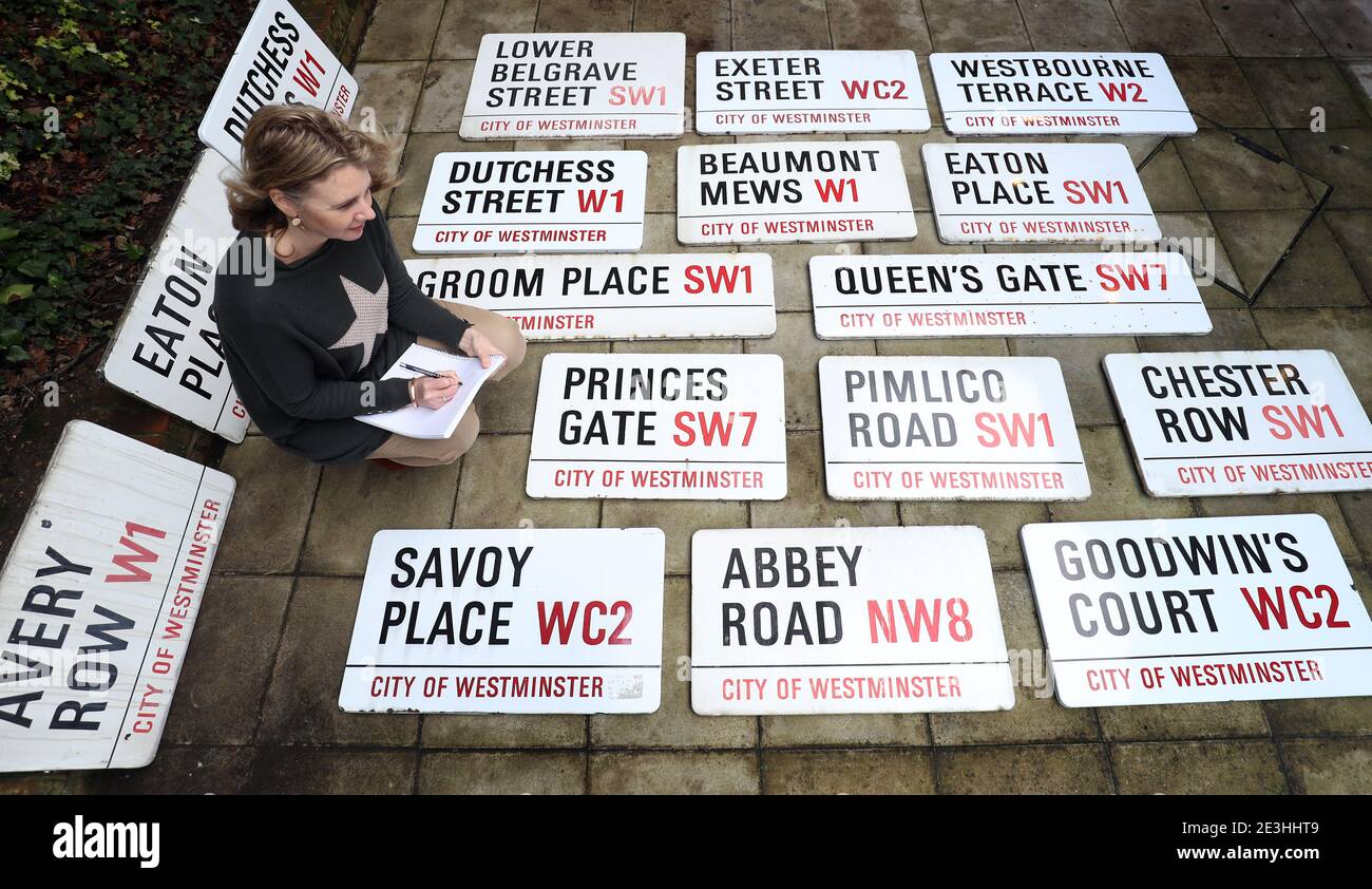 Catherine Southon lists some of 260 London street signs before before ...