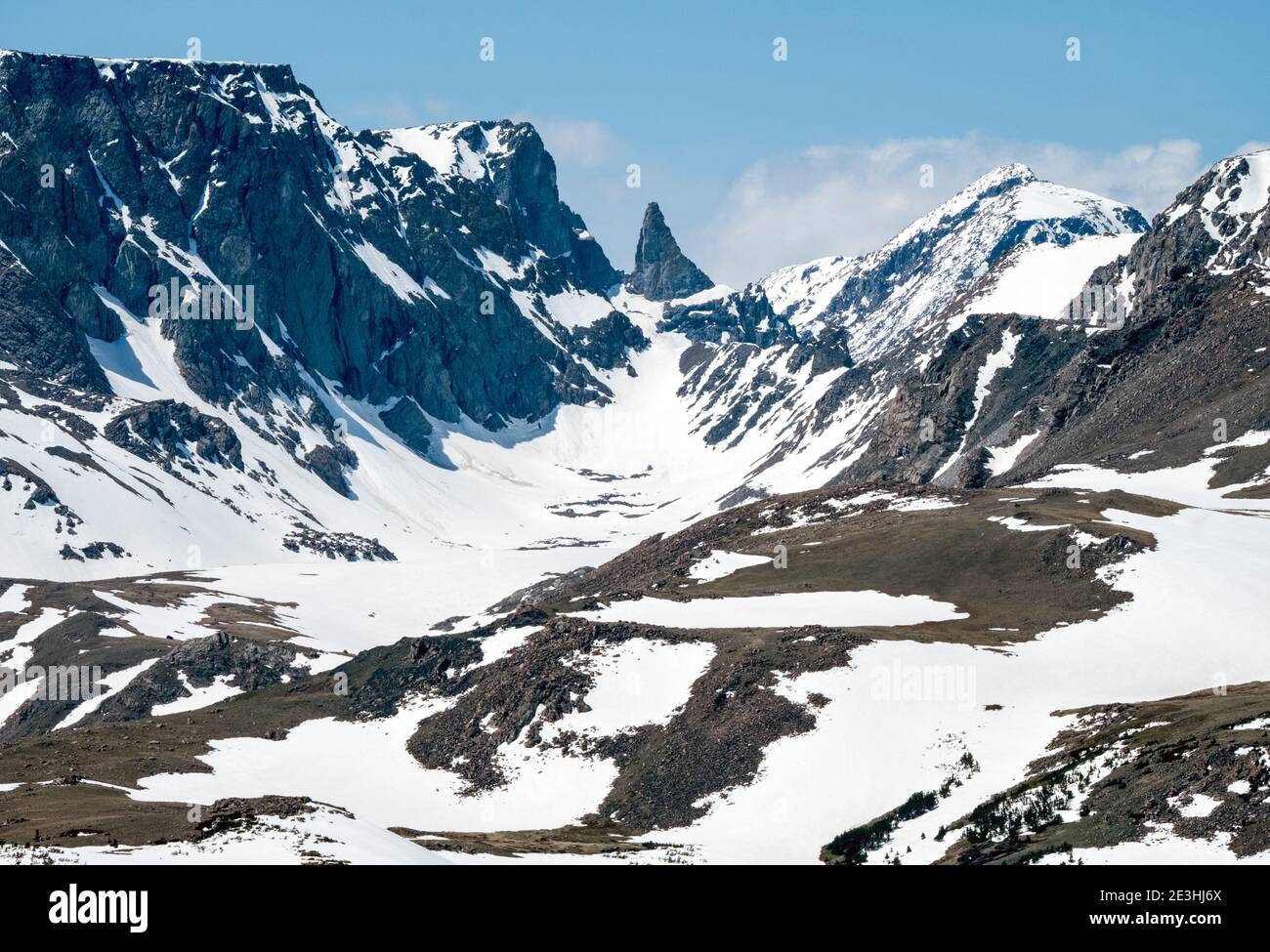 View of the Beartooth mountains from the Beartooth all American scenic ...