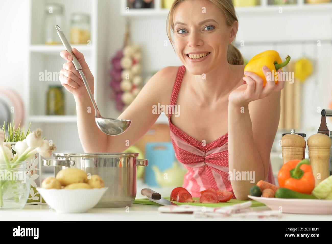 Beautiful soup hi-res stock photography and images - Alamy