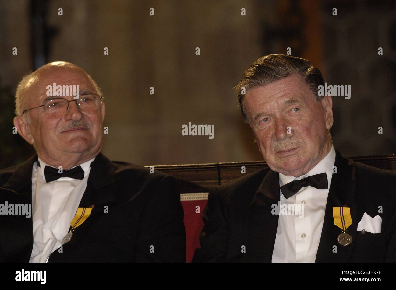 ***FILE PHOTO*** Czech President Vaclav Klaus, not seen, gave the Medal ...