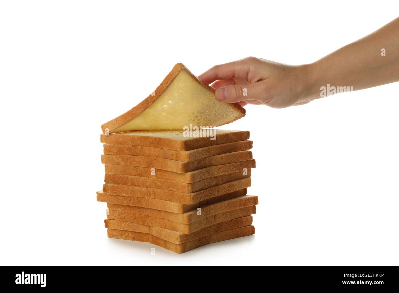 Pile of cheese on toast hi-res stock photography and images - Alamy
