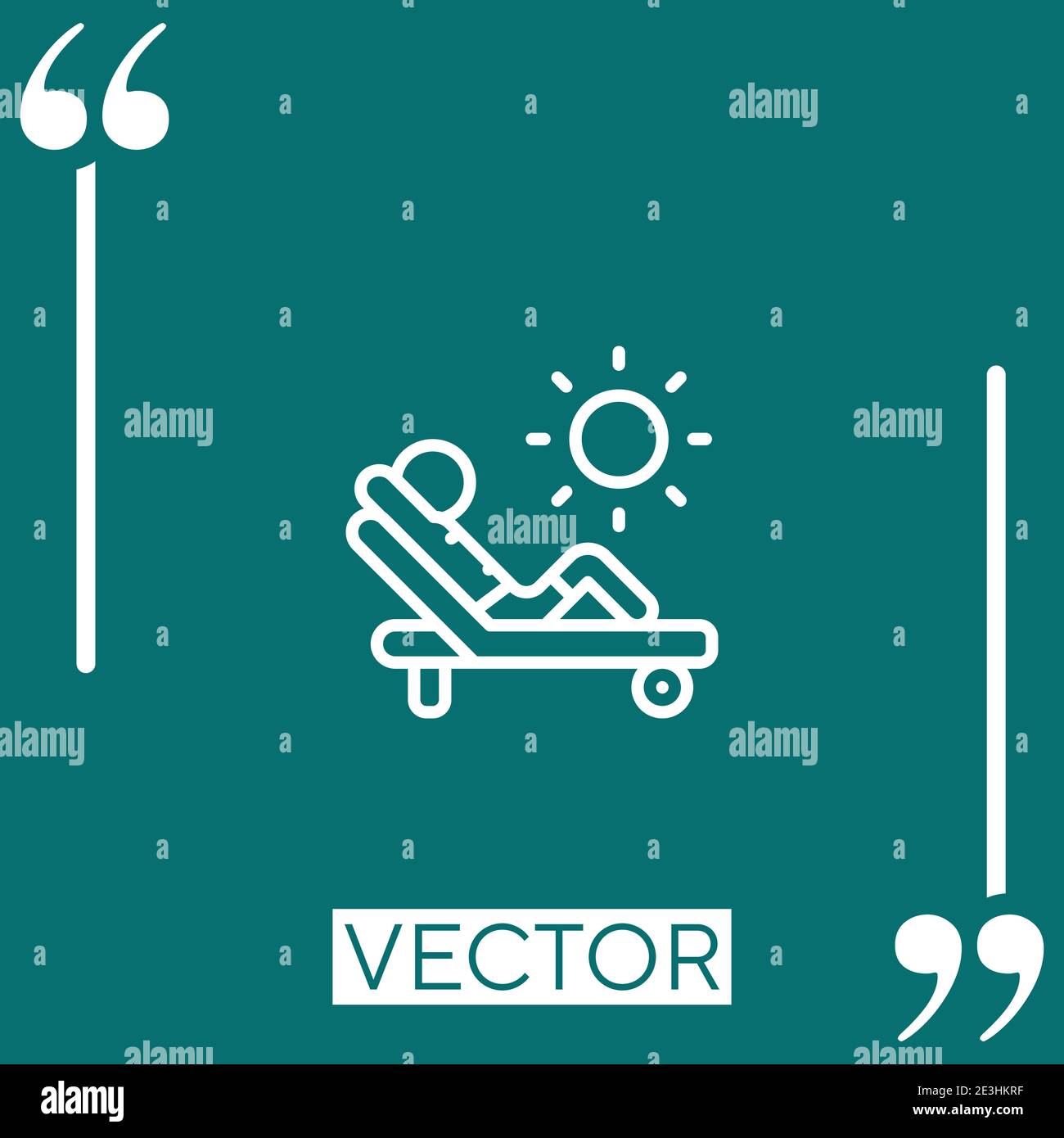 Sunbathing swimming sign water Stock Vector Images - Alamy