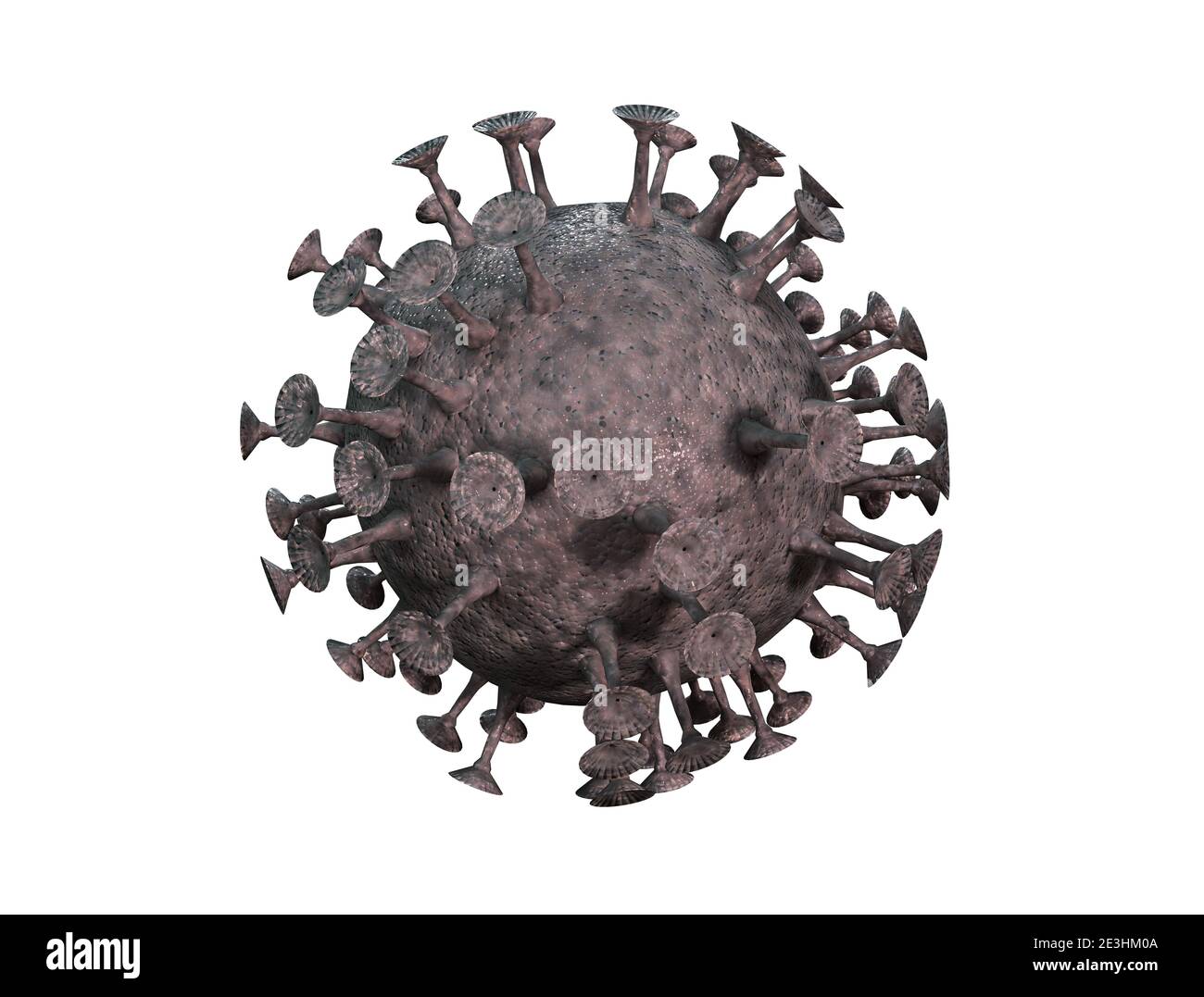 virus cells isolated on white background Stock Photo - Alamy