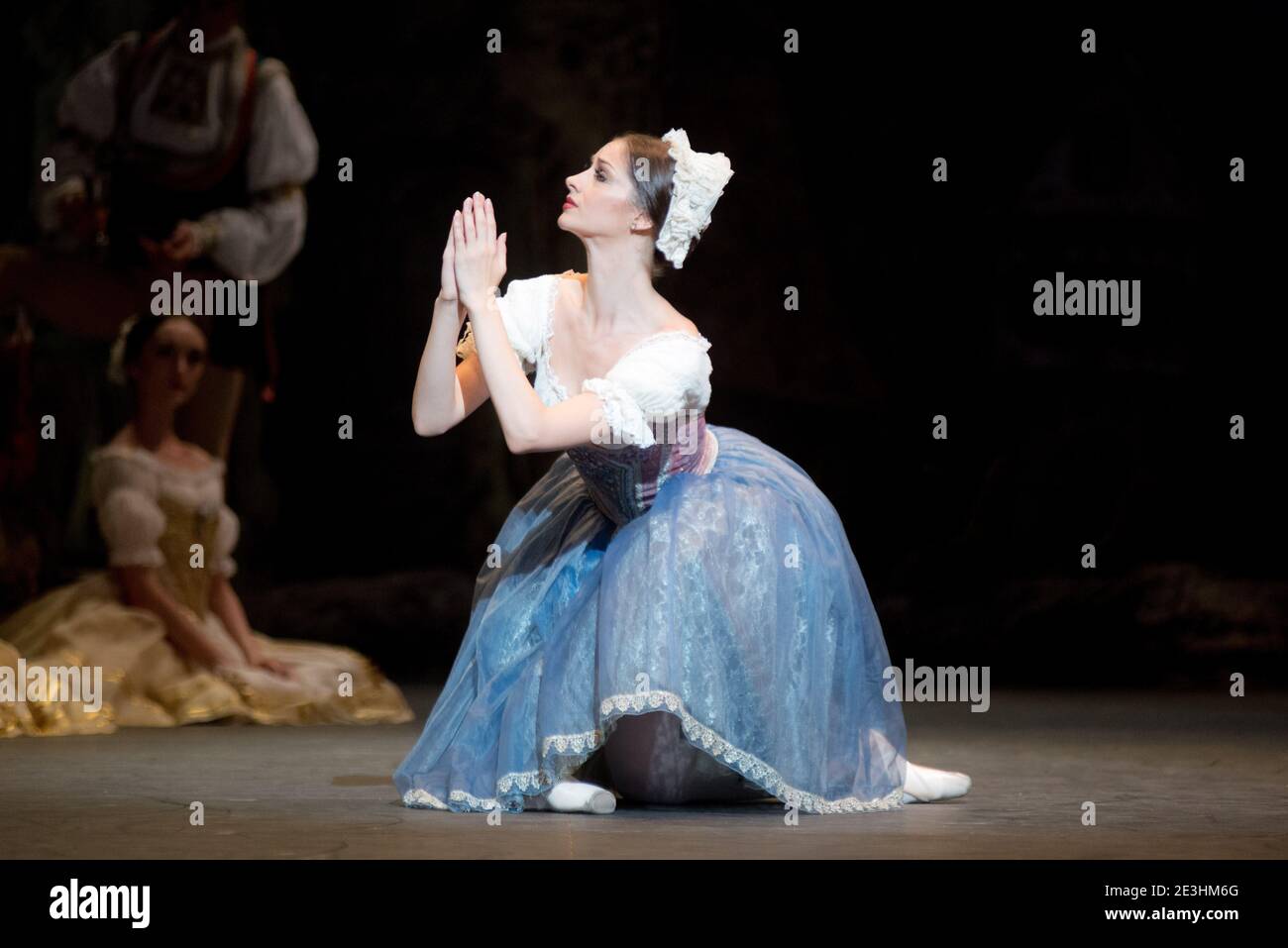 Ballerina performing on stage in hi-res stock photography and images ...