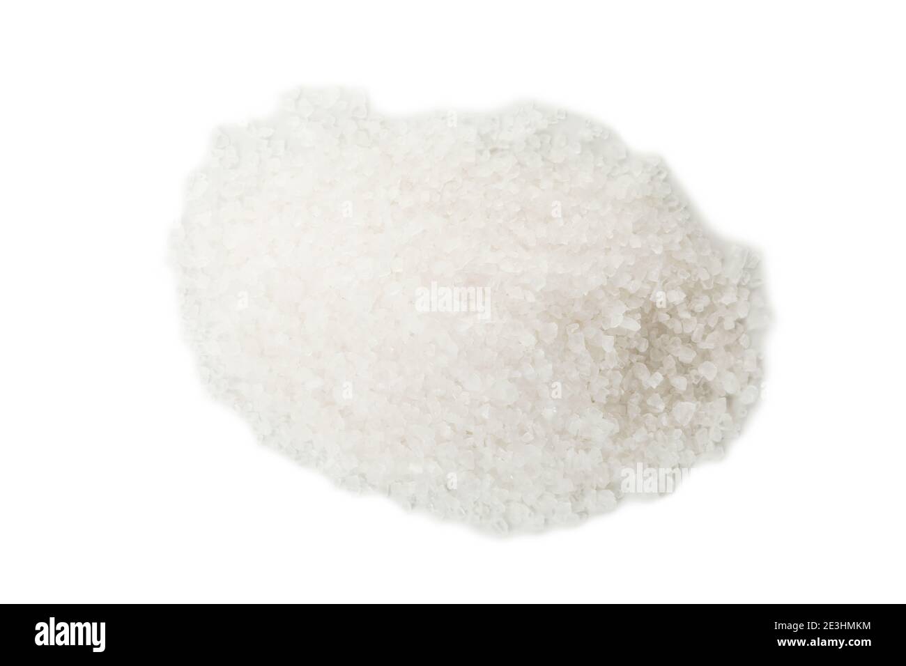 Stack of salt isolated on white background Stock Photo - Alamy