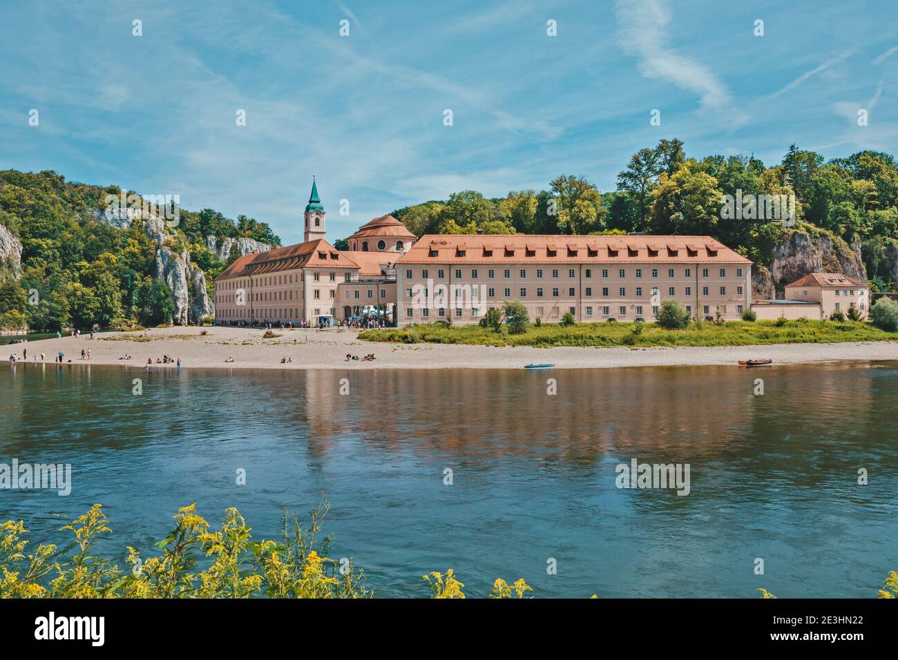 Germany bavaria view weltenburg abbey hi-res stock photography and ...
