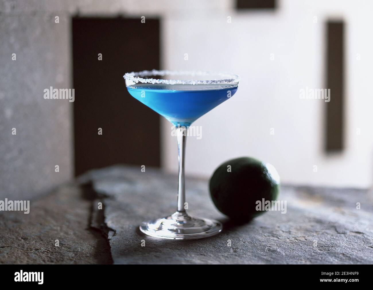 Blue curacao cocktail decorated hi-res stock photography and images - Alamy