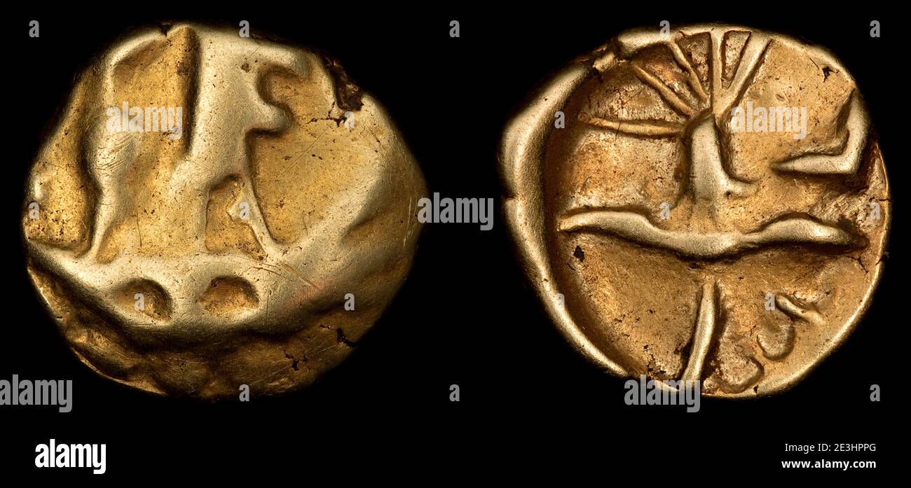 Celtic Quarter Stater Stock Photo - Alamy