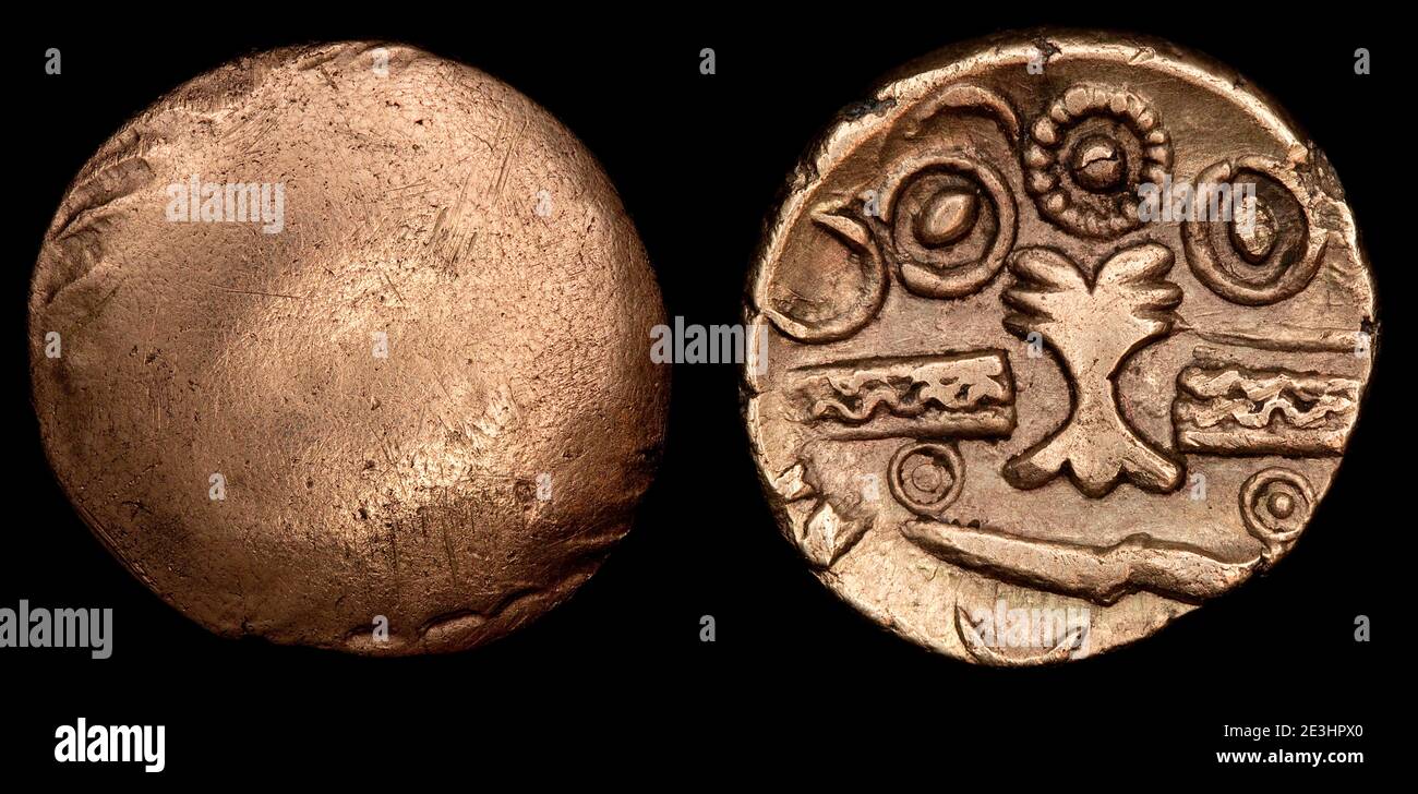 Celtic Quarter Stater Stock Photo - Alamy