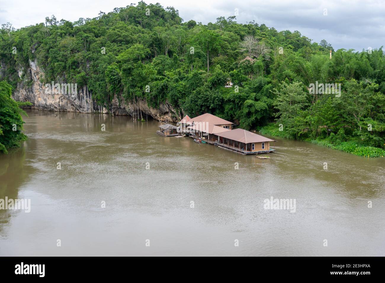 The riverside resort with mountain backdrops is a popular backdrop and ...