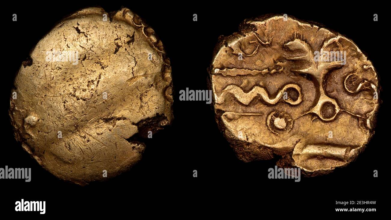 Celtic Quarter Stater Stock Photo - Alamy