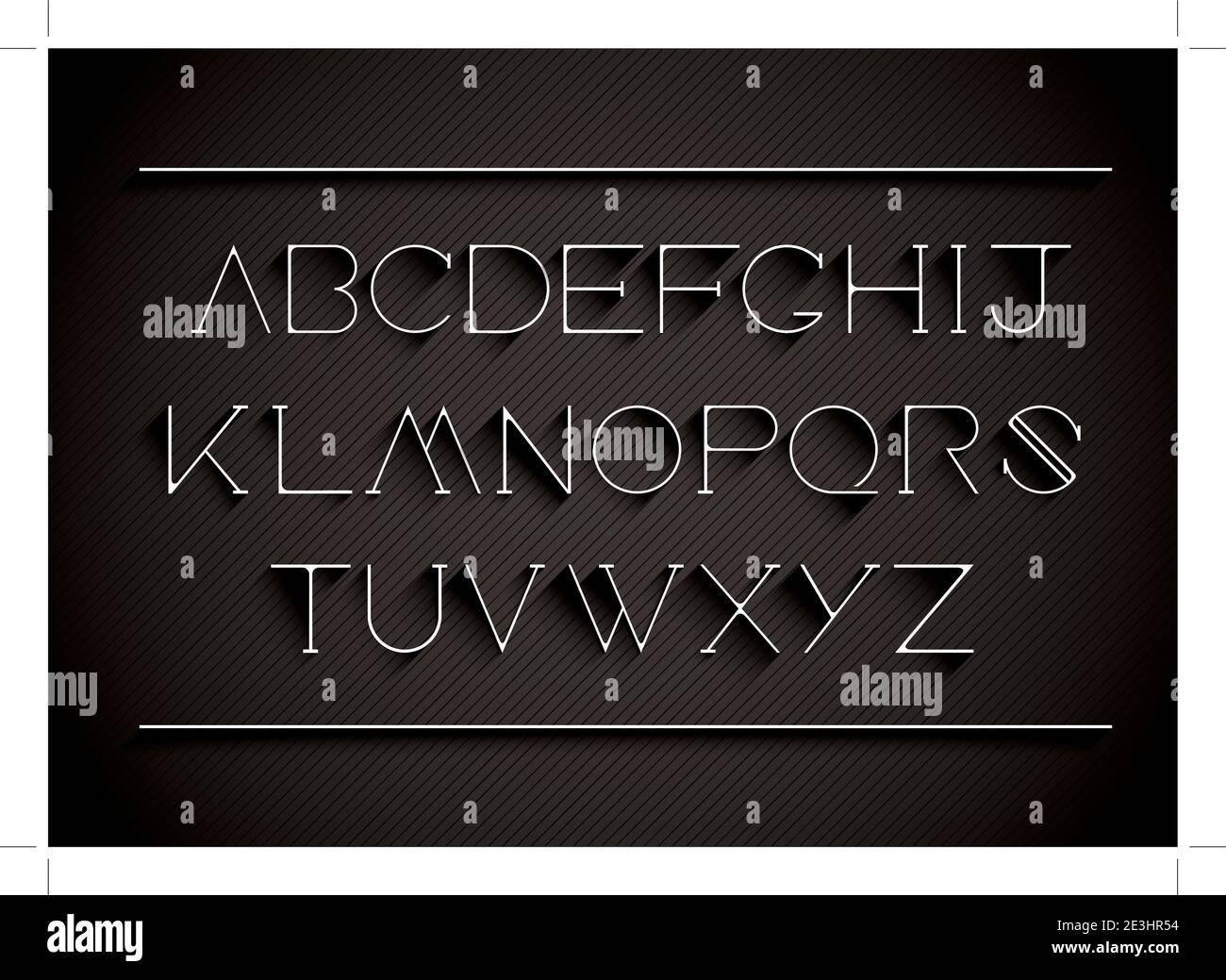 Vector of stylized alphabet and font Stock Vector Image & Art - Alamy