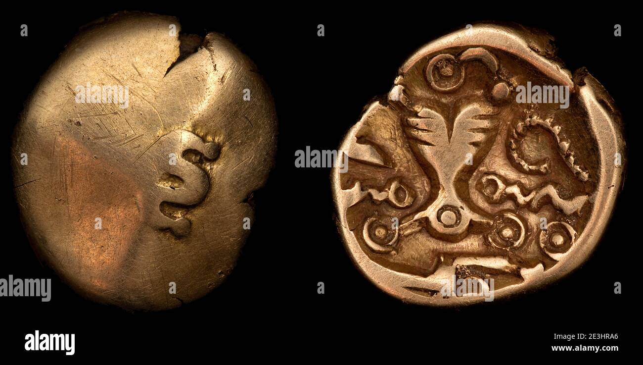 Celtic Quarter Stater Stock Photo - Alamy