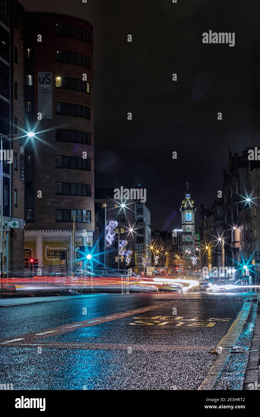 Glasgow Night Street High Resolution Stock Photography and Images - Alamy