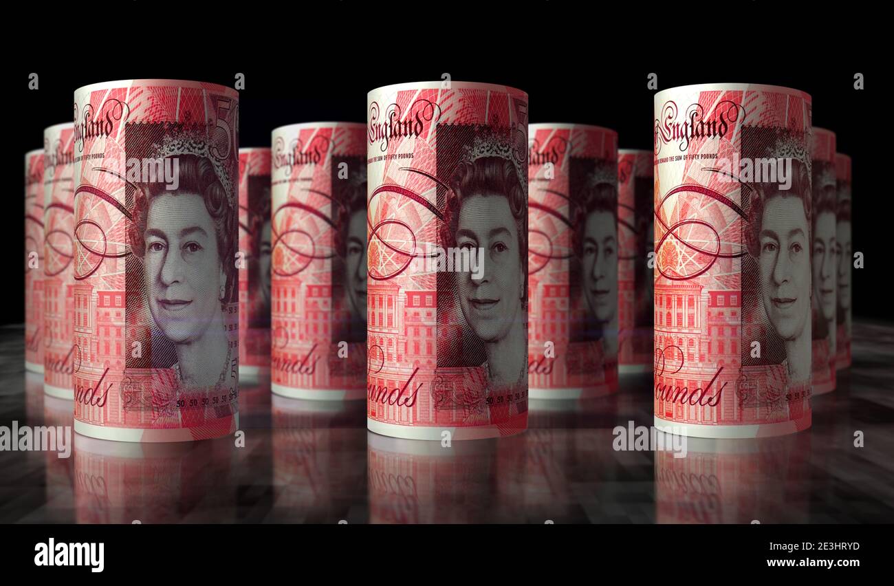 Banknotes banknote sterling debt hi-res stock photography and images ...