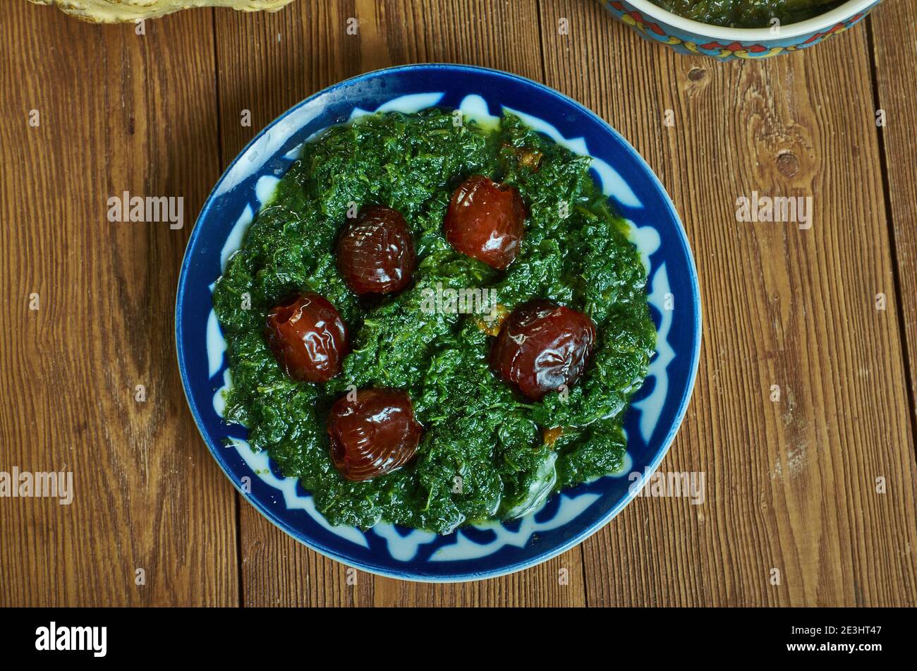 Khoresh alou esfenaj - traditional Iranian spinach and dried plum stew ...
