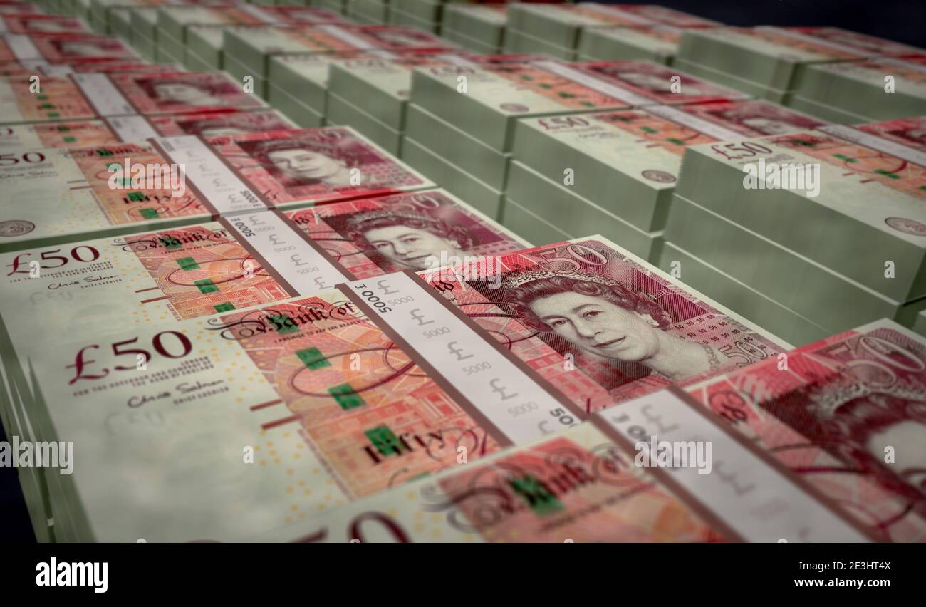 50 notes bundle hi-res stock photography and images - Alamy