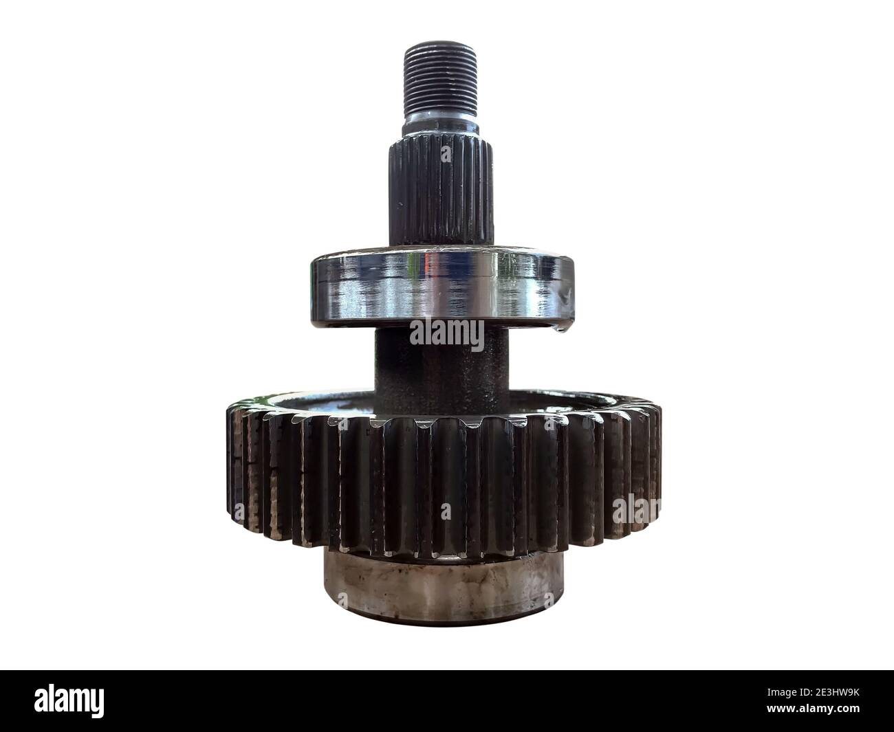 Gearboxes, spare parts of the car's transmission isolated on white ...