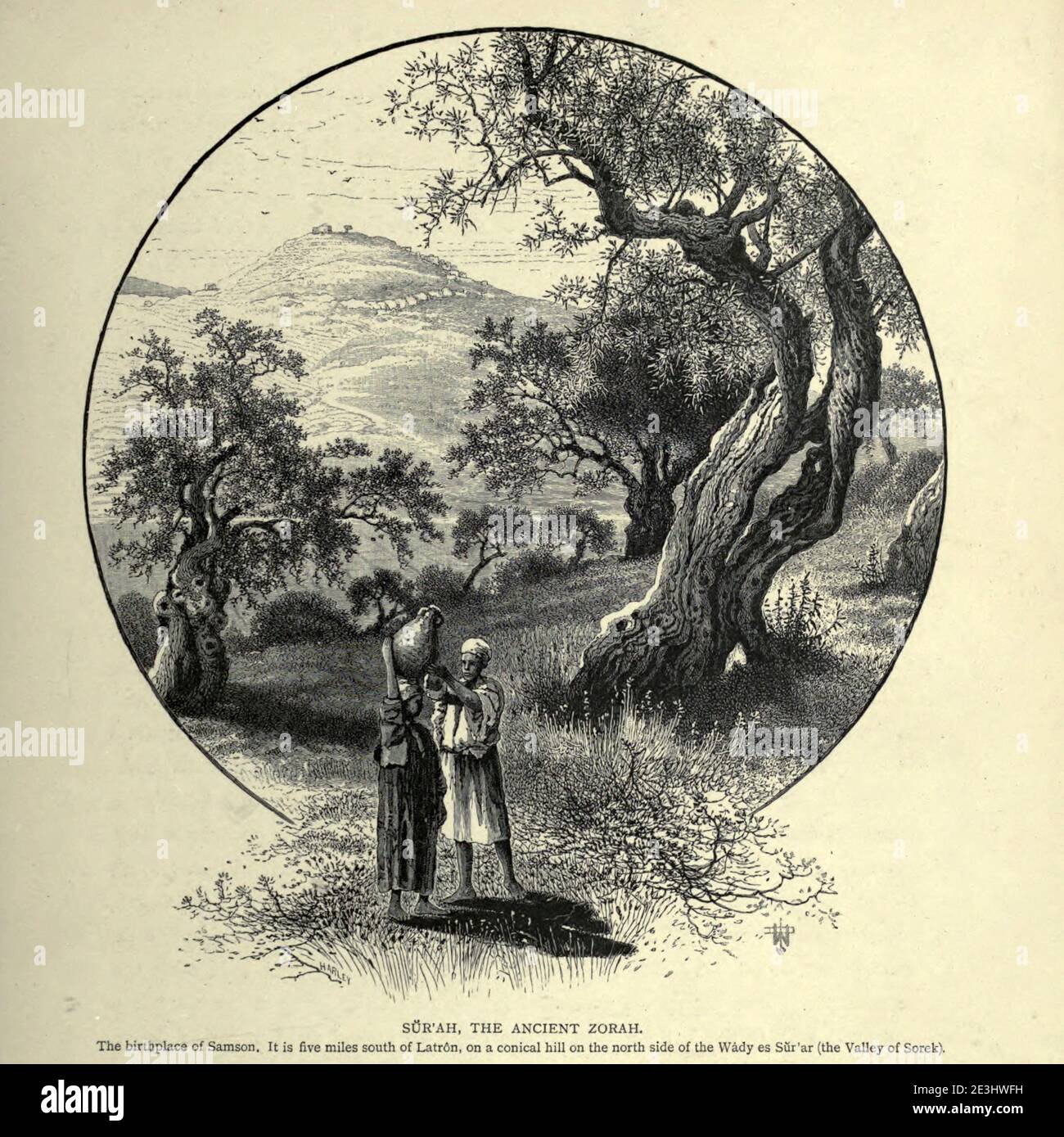 SUR'AH, THE ANCIENT ZORAH. The birthplace of Samson. It is five miles ...