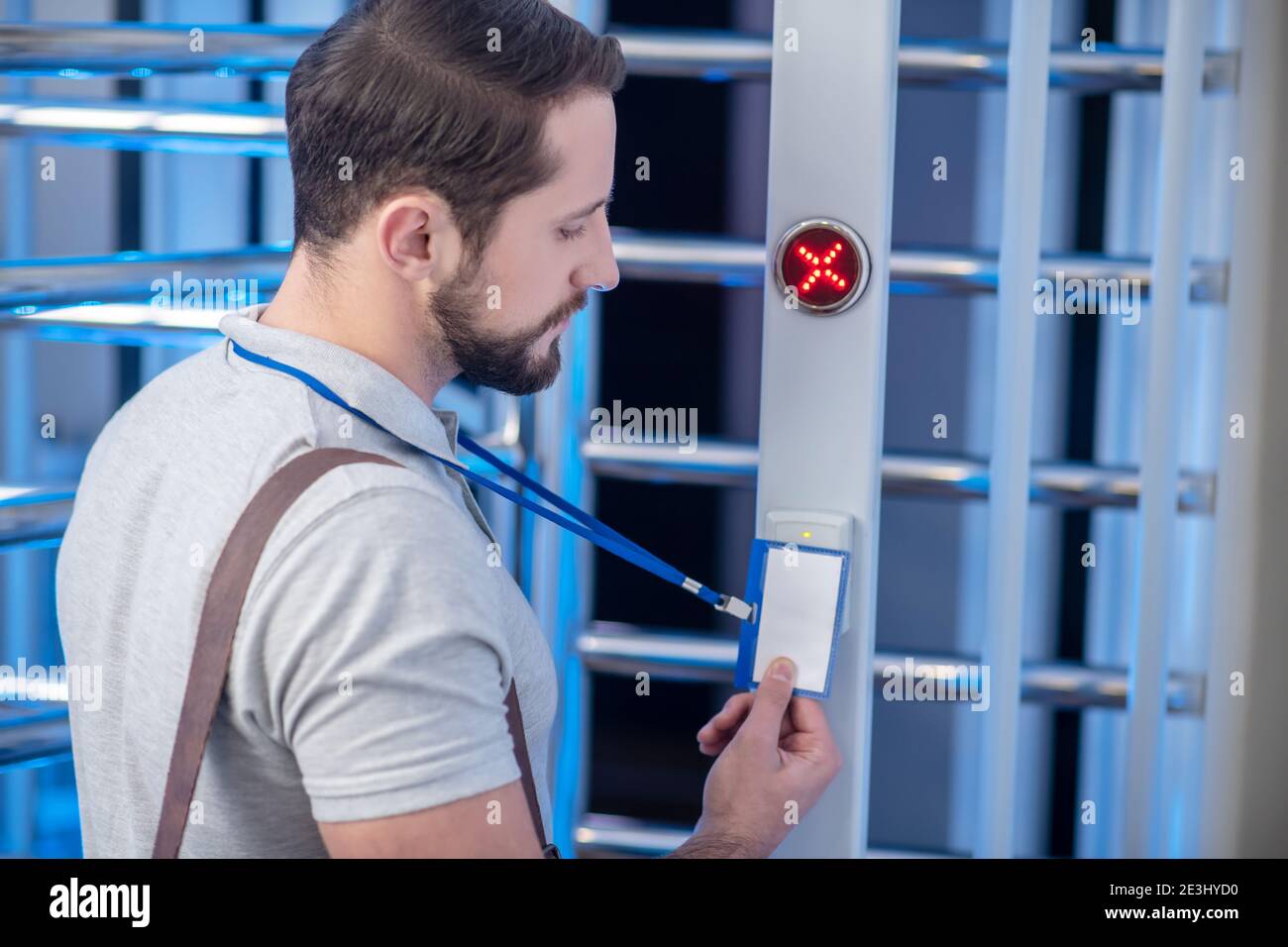 Badge reader hi-res stock photography and images - Alamy