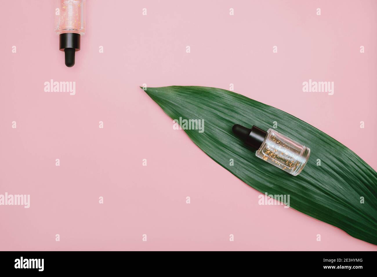 Natural facial cosmetic Top view photo with copy space Stock Photo - Alamy