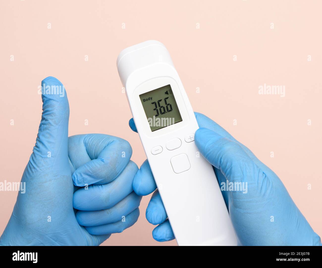 Digital thermometer arm hi-res stock photography and images - Alamy