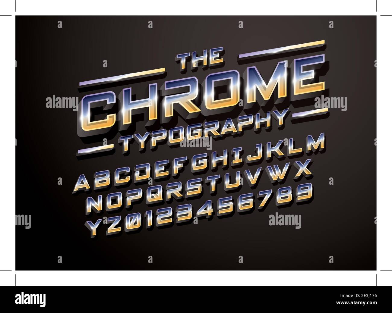 Vector of stylized alphabet and font Stock Vector Image & Art - Alamy